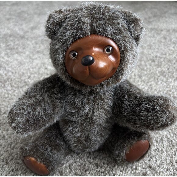 Applause | Toys | Vintage 985 Robert Raikes Jamie Teddy Bear Wood Face ...